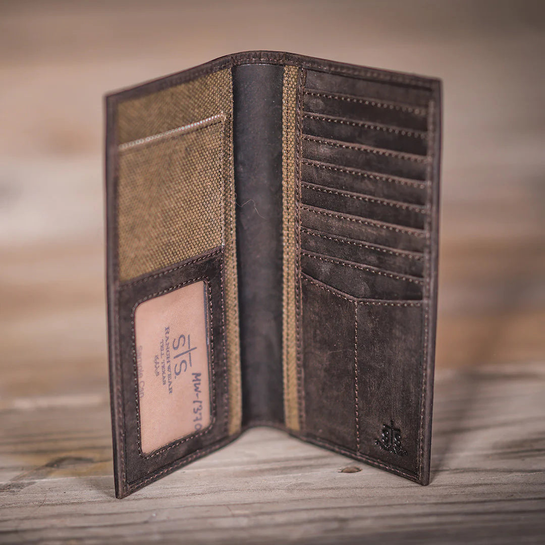 STS Trailblazer Mens Long Bifold Wallet STS68375 – Boondocks Western ...